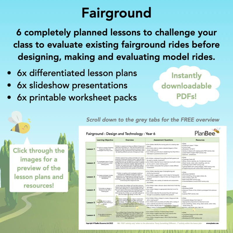 Fairground Rides KS2 DT Planning and Resources — PlanBee