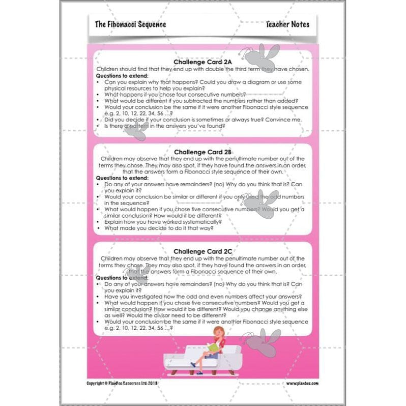 The Fibonacci Sequence: KS2 Maths lesson planning — PlanBee