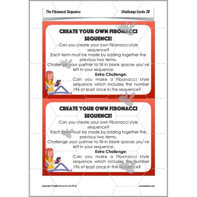 The Fibonacci Sequence: KS2 Maths lesson planning — PlanBee