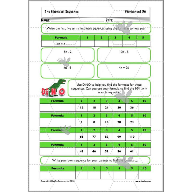 The Fibonacci Sequence: KS2 Maths lesson planning — PlanBee