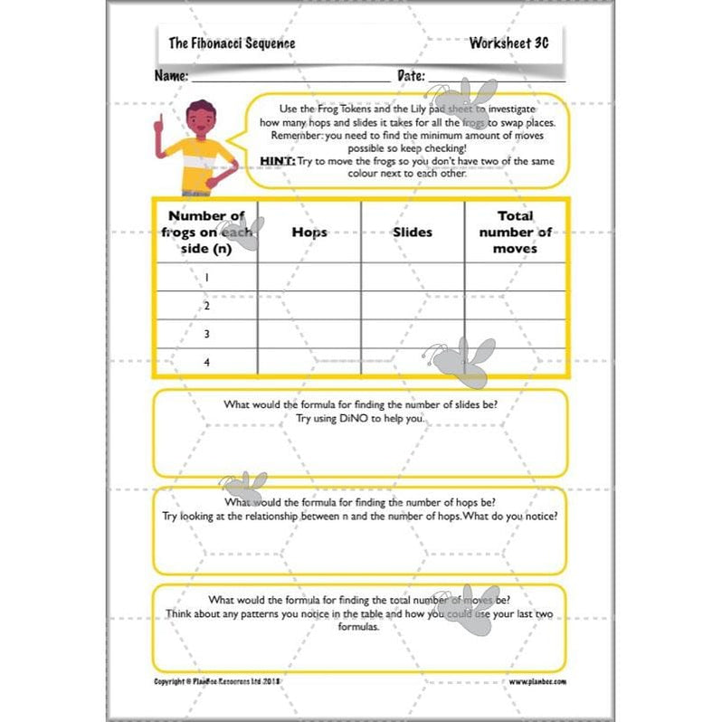 The Fibonacci Sequence: KS2 Maths lesson planning — PlanBee