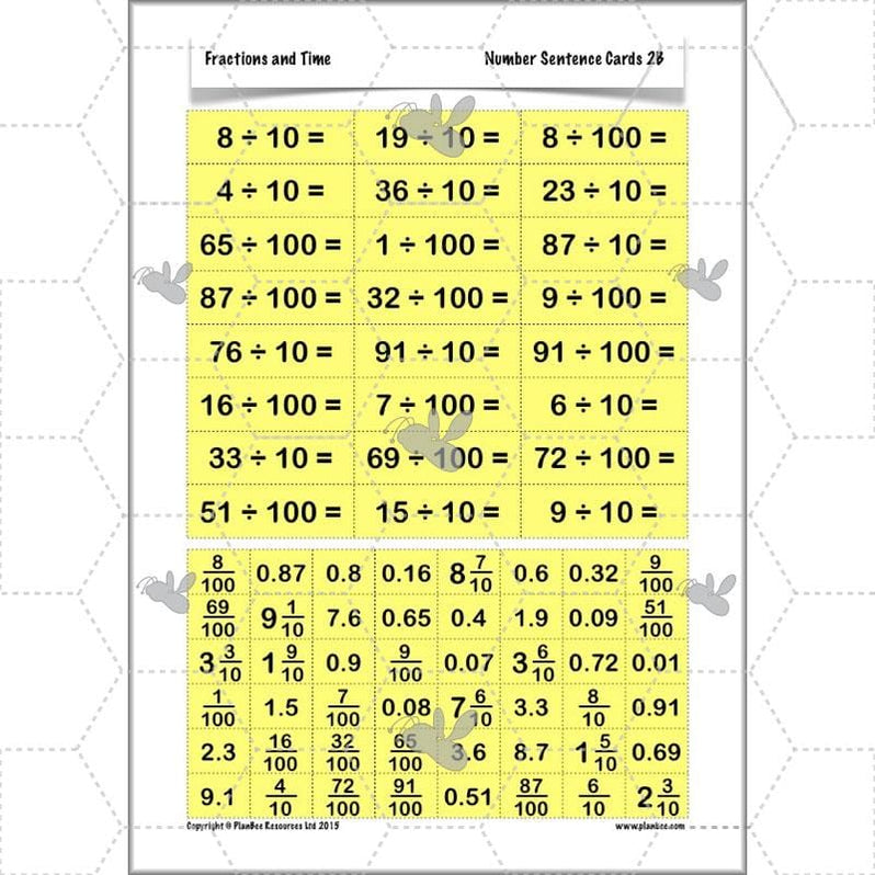 Fractions and Time Year 4 Fractions Maths Lessons | PlanBee