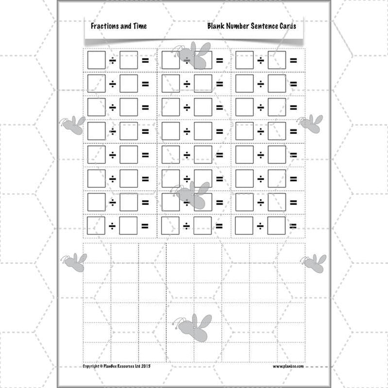 Fractions and Time Year 4 Fractions Maths Lessons | PlanBee