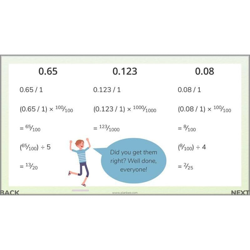 Fractions, Decimals and Percentages Year 6 Maths by PlanBee