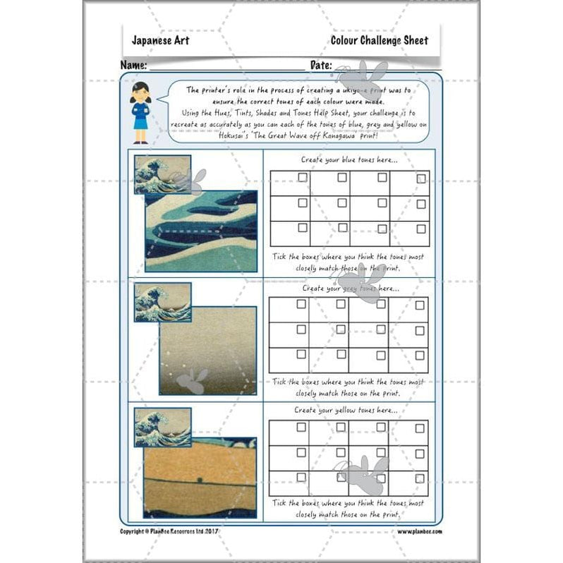 Japanese Art Lessons for KS2 Year 5/6 by PlanBee