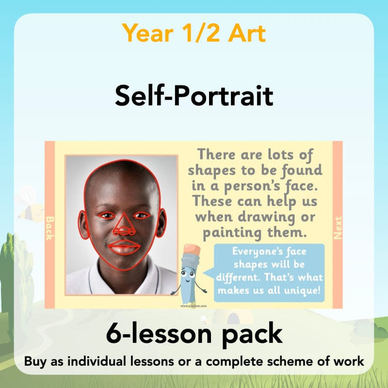 Self-Portraits KS1 Art Lessons - PlanBee