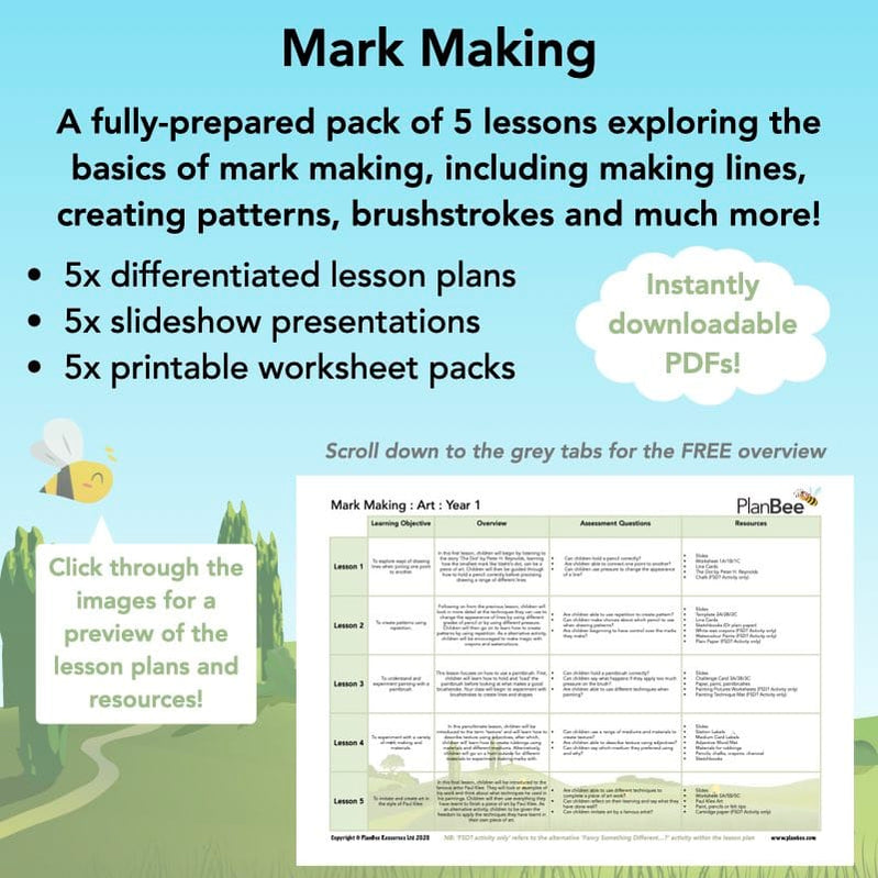 Art Primary Resources & Lesson Plans | Schemes of Work — PlanBee