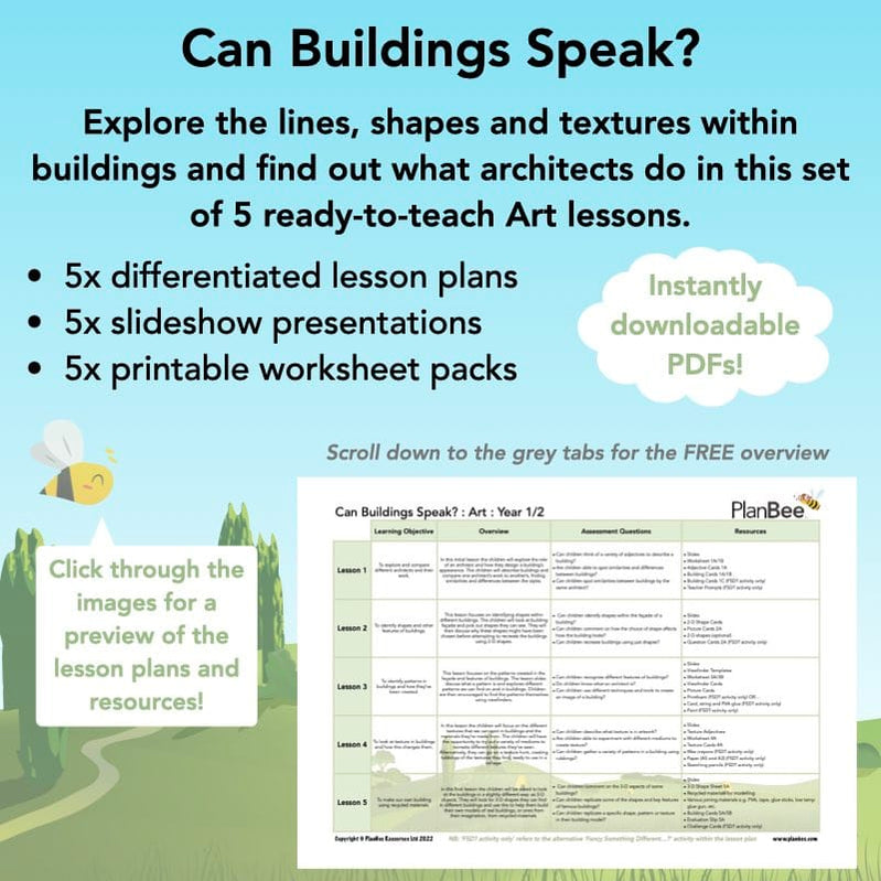 KS1 Art lesson planning, ideas and activities by PlanBee