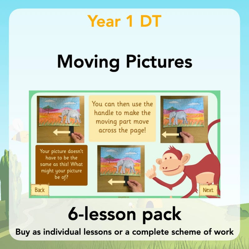 Moving Pictures: KS1 DT Primary Resources for Year 1 — PlanBee