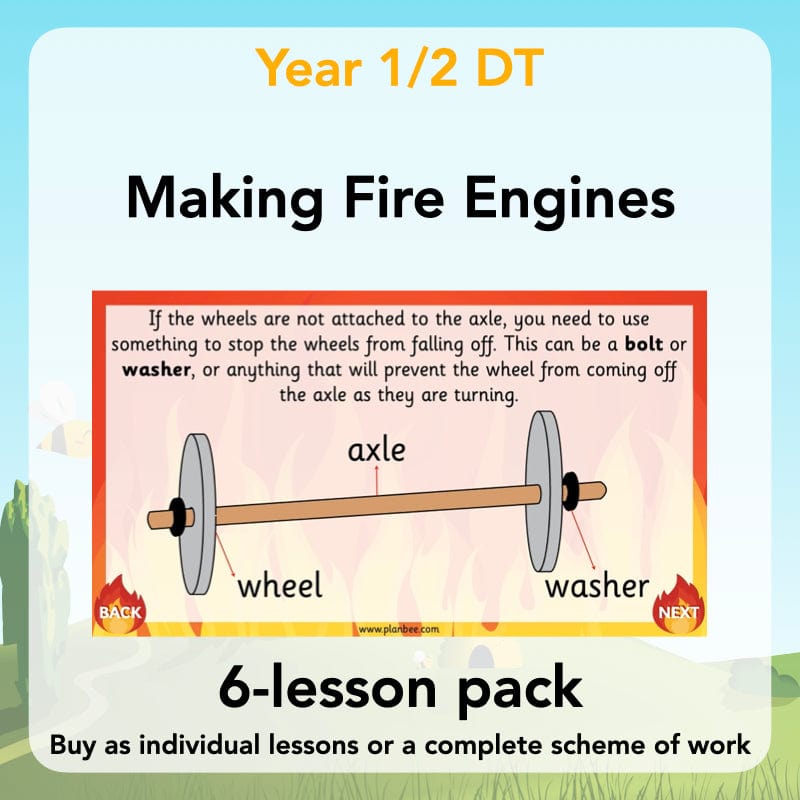 How to Make a Fire Engine | KS1 DT lessons by PlanBee