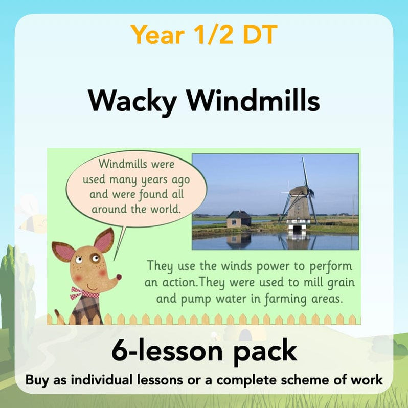 Wacky Windmills - DT Primary Resources for KS1 | PlanBee