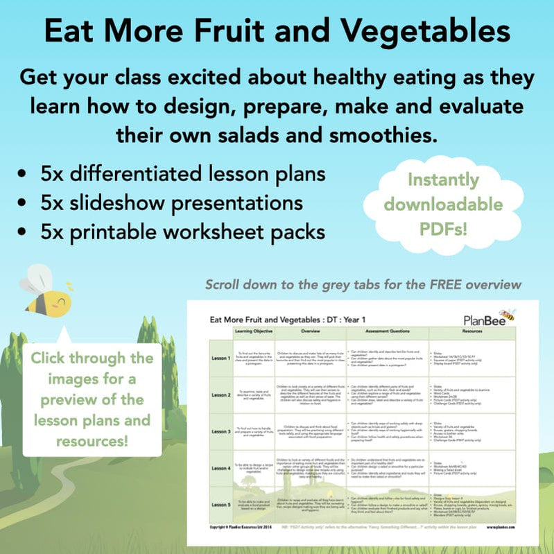 Design and Technology KS1 lessons and DT ideas | PlanBee