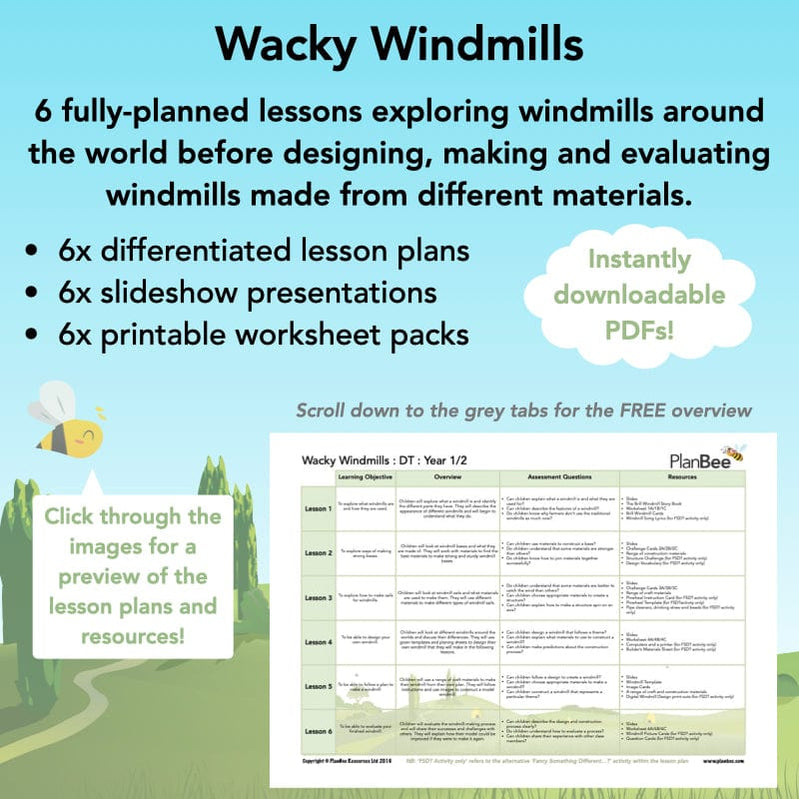 DT Structures KS1 & KS2 Design and Technology by PlanBee