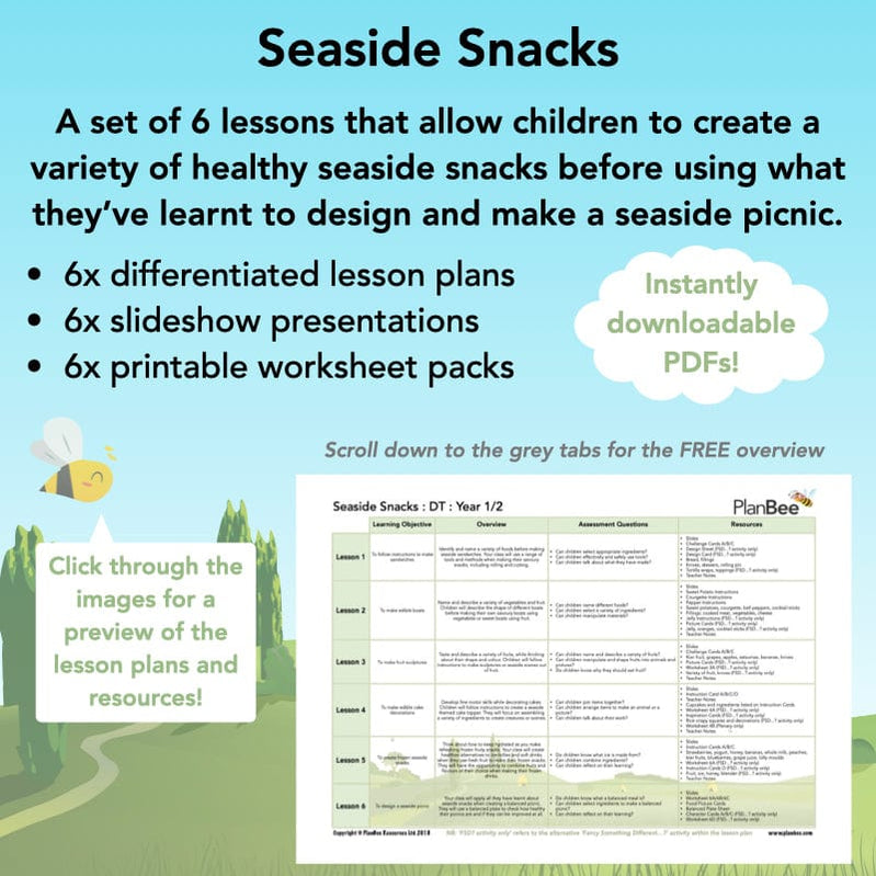 Design and Technology KS1 lessons and DT ideas | PlanBee