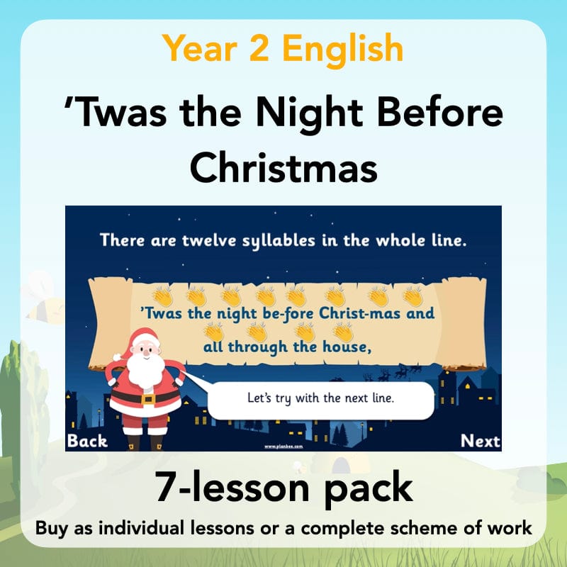Twas the Night Before Christmas Lesson Plans | Year 2 Poetry — PlanBee