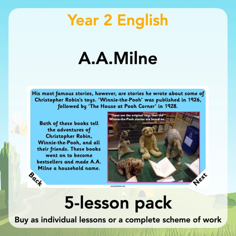 A A Milne Poems | Year 2 Poetry Planning by PlanBee