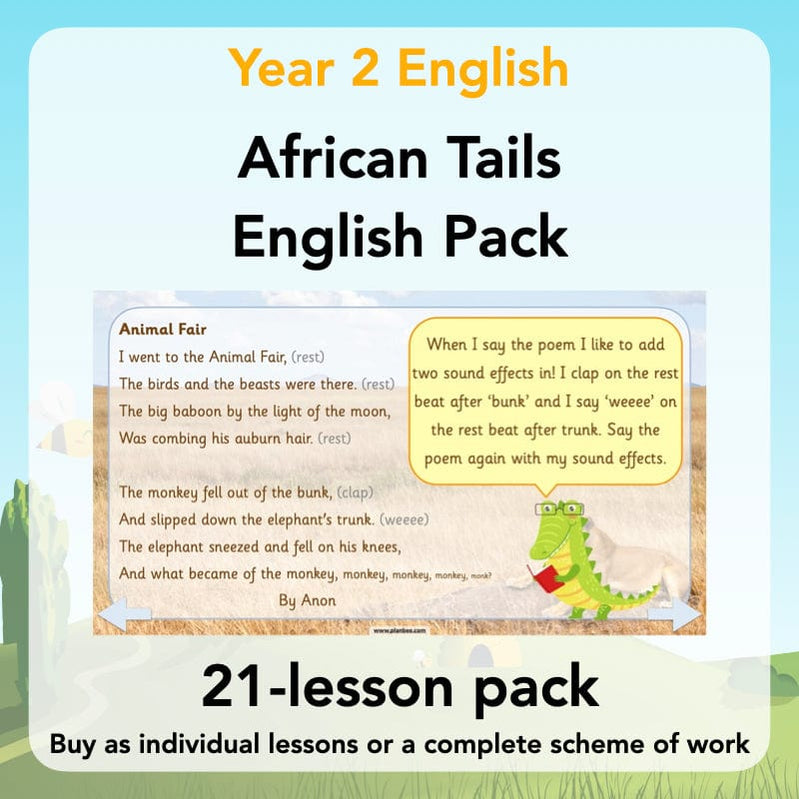 Year 2 English worksheets and lesson plan packs by PlanBee