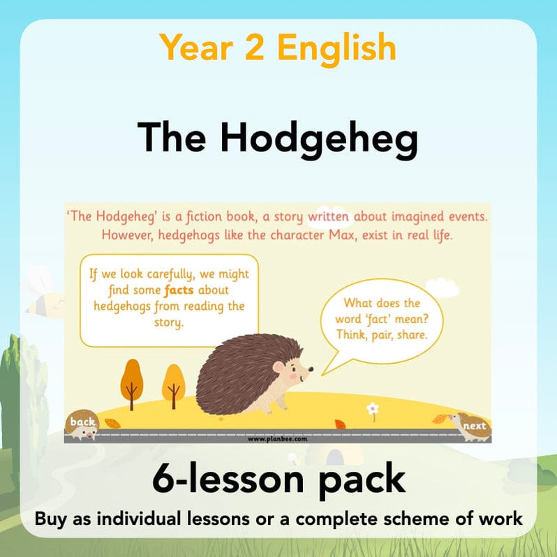 The Hodgeheg Activities Non-Chronological Reports Year 2 — PlanBee