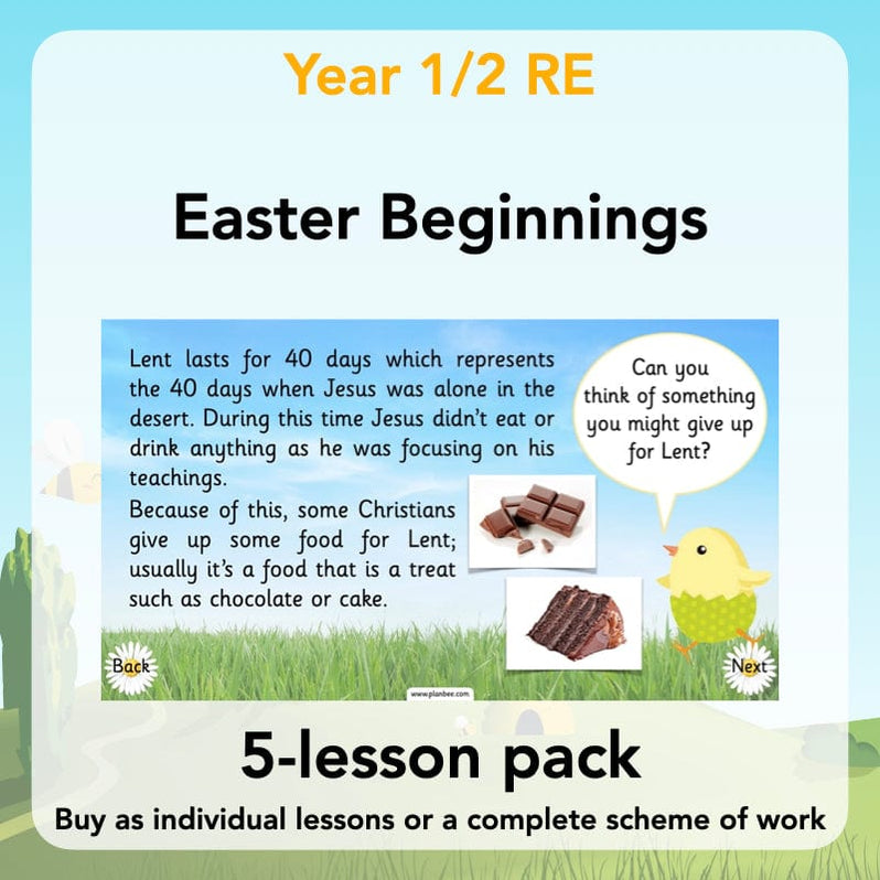 The Easter Story KS1 Easter Beginnings Lessons by PlanBee