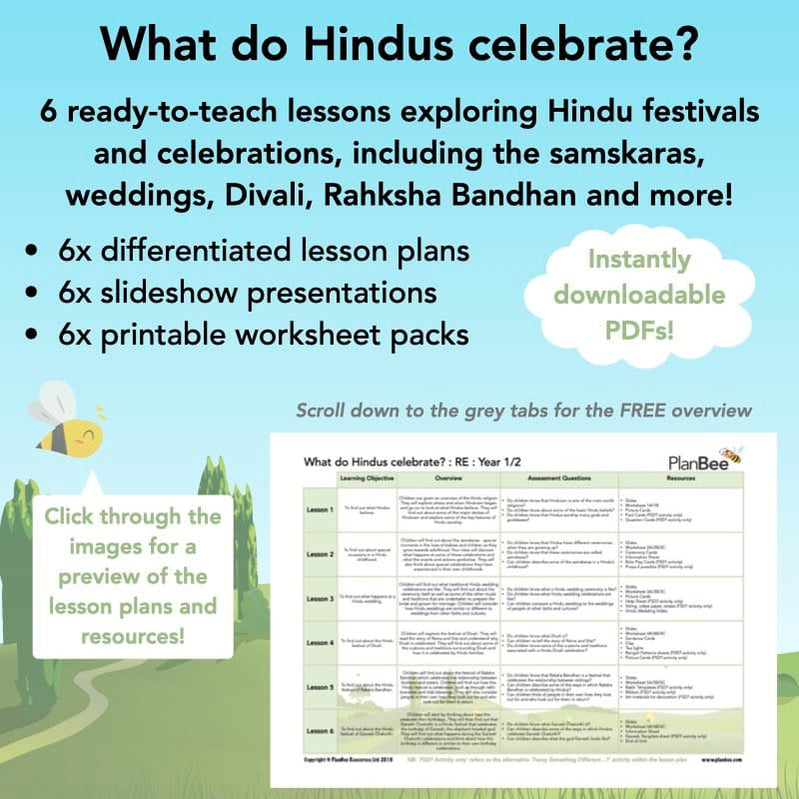 Hinduism KS2 & KS1 Lesson Plans & Teaching Resources — PlanBee