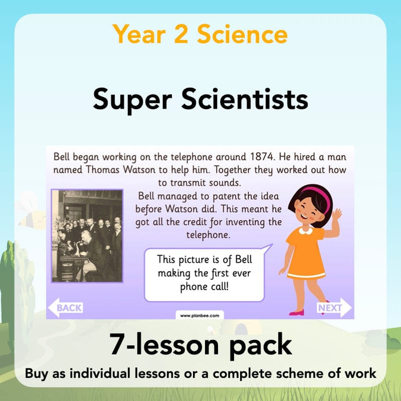 Super Scientists Year 2 Working Scientifically | PlanBee