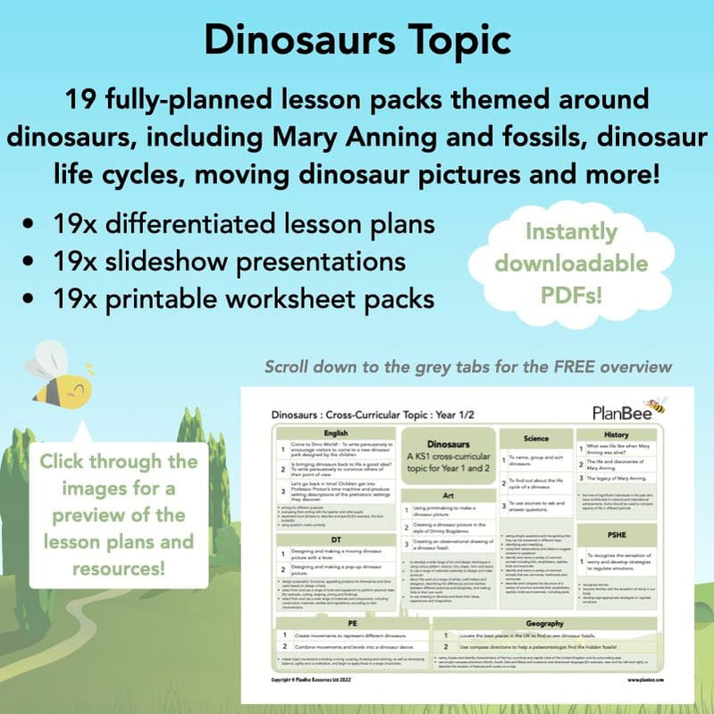 Cross-Curricular Learning Packs | PlanBee Primary Topics