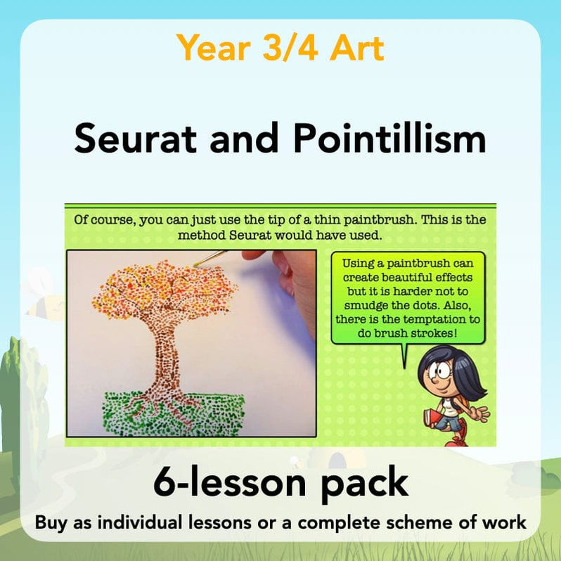 Seurat and Pointillism KS2 Lesson Plans and Art Projects — PlanBee