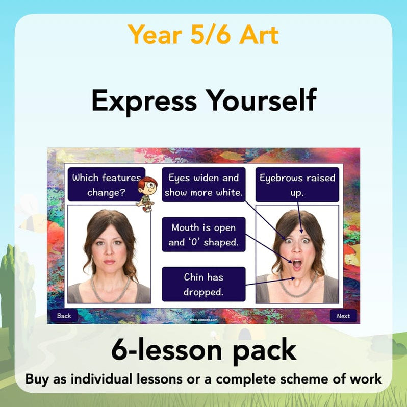 Express Yourself Art lessons and resources for KS2 | PlanBee