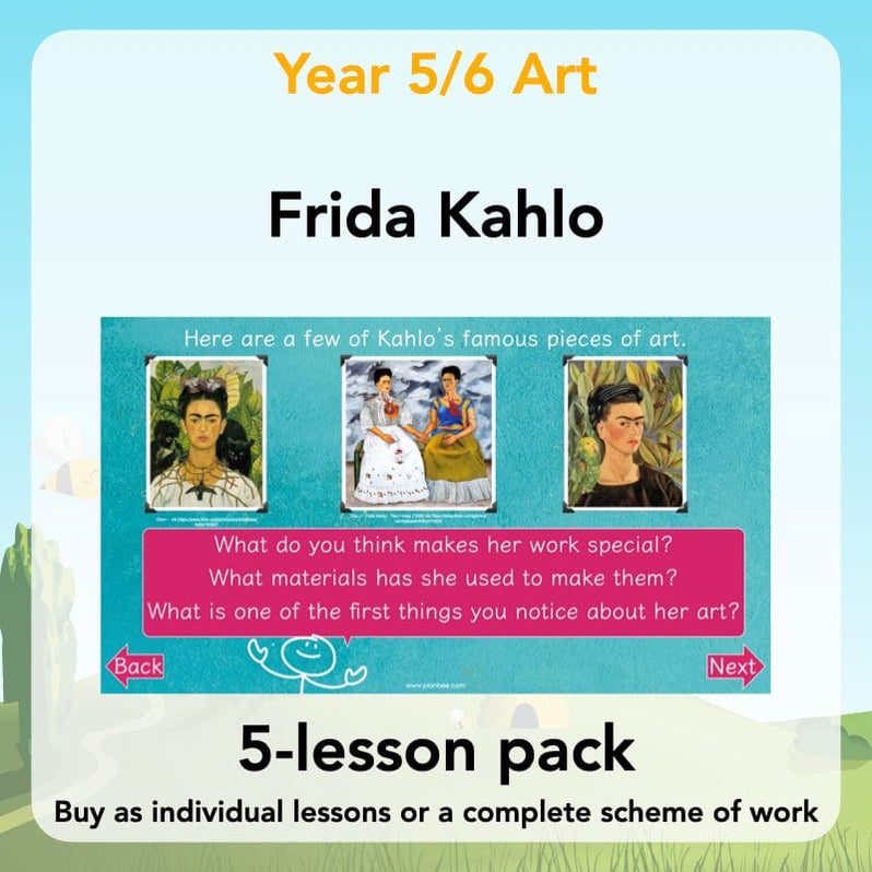 KS2 Frida Kahlo for Kids Art Lesson Pack by PlanBee