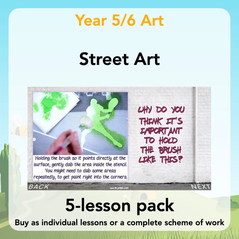 Graffiti Art KS2 Planning | Street Art Lessons by PlanBee