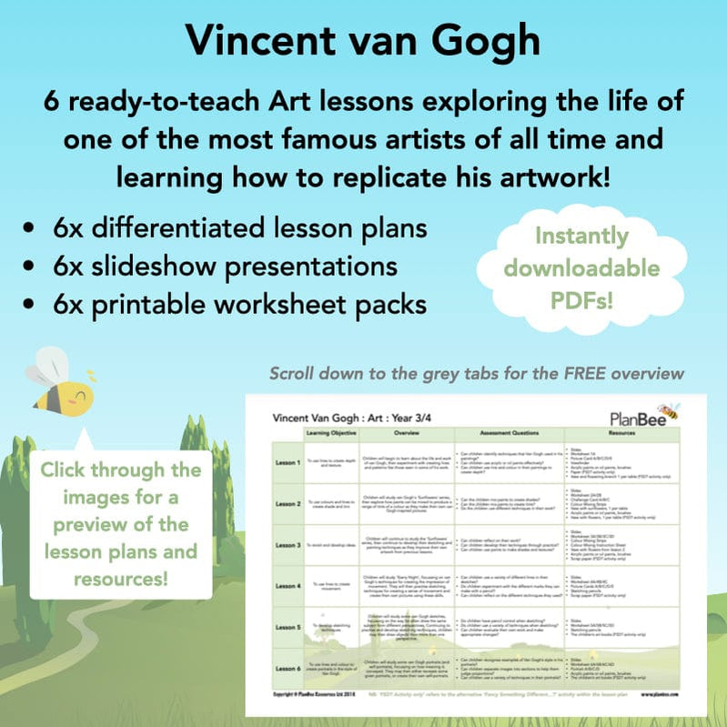 Year 4 Art resources, and activities by PlanBee