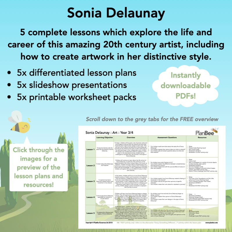 Famous Artists KS2 & KS1 Art Lesson Collection by PlanBee
