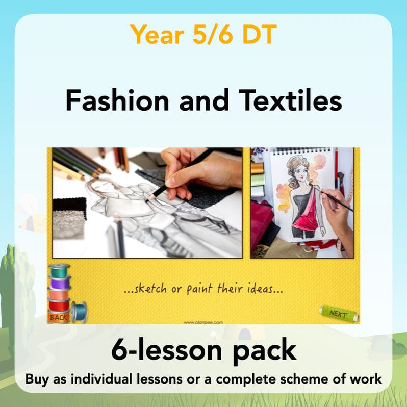 Fashion and Textiles: Design and Technology KS2 — PlanBee