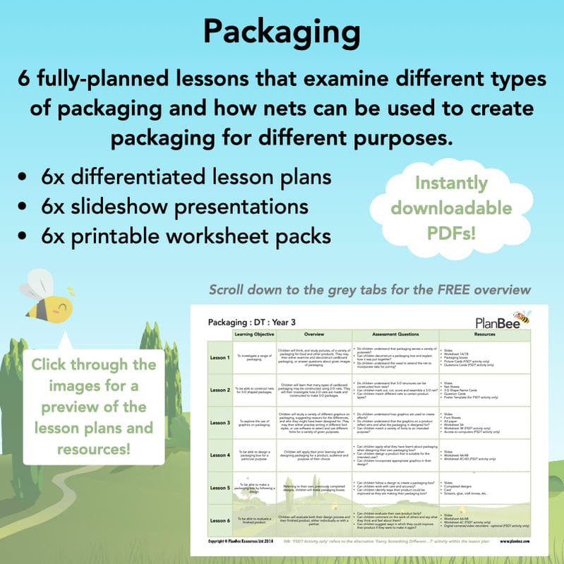 Design and Technology KS2 projects and lessons by PlanBee