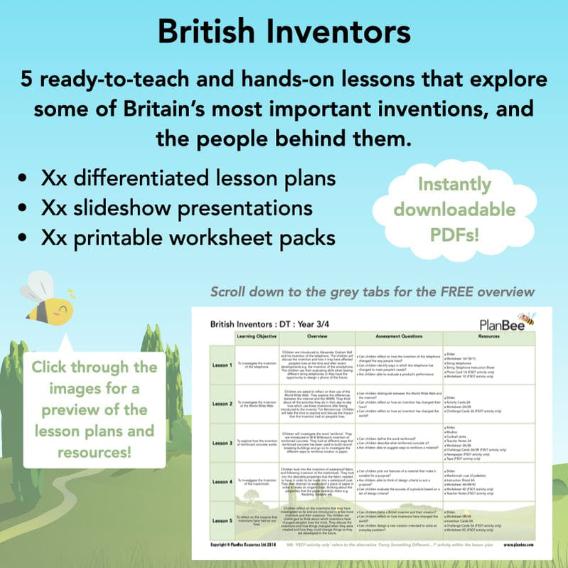 DT Structures KS1 & KS2 Design and Technology by PlanBee