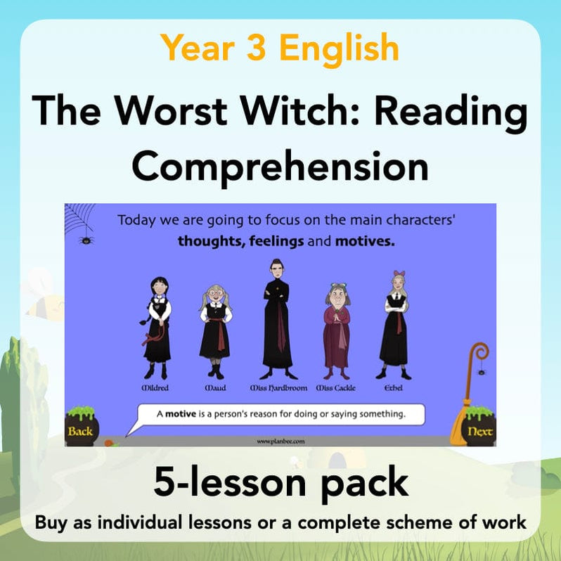 The Worst Witch Characters English Pack by PlanBee