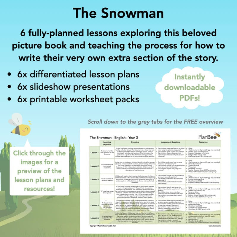 KS2 English worksheets and lesson plan packs by PlanBee