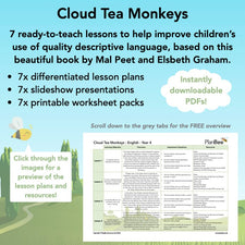 Year 4 Cloud Tea Monkeys English Lessons by PlanBee