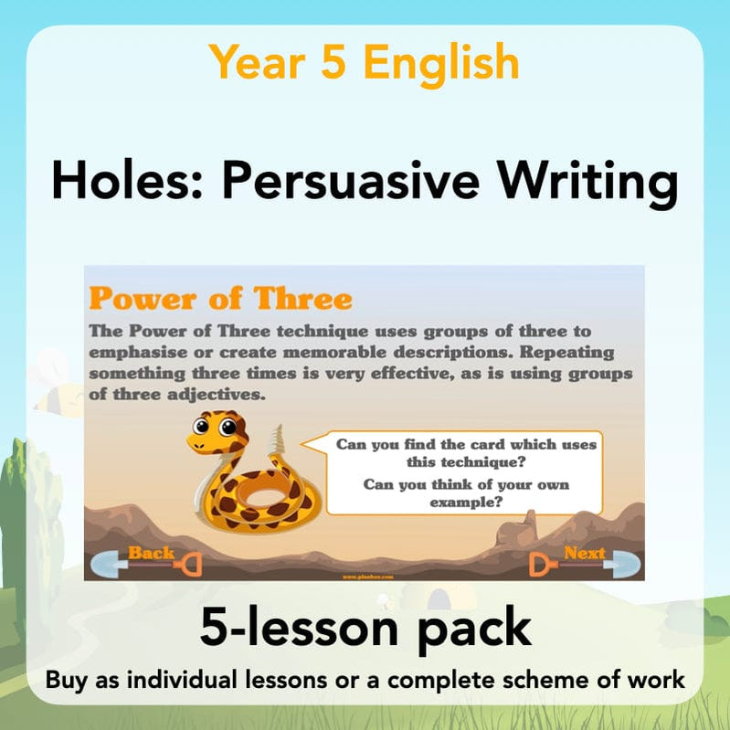 Year 5 English worksheets and lesson packs by PlanBee