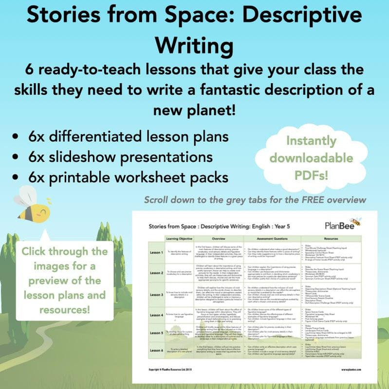 Year 5 English worksheets and lesson packs by PlanBee