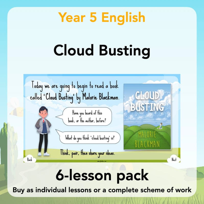 Cloud Busting KS2 English Lessons | PlanBee