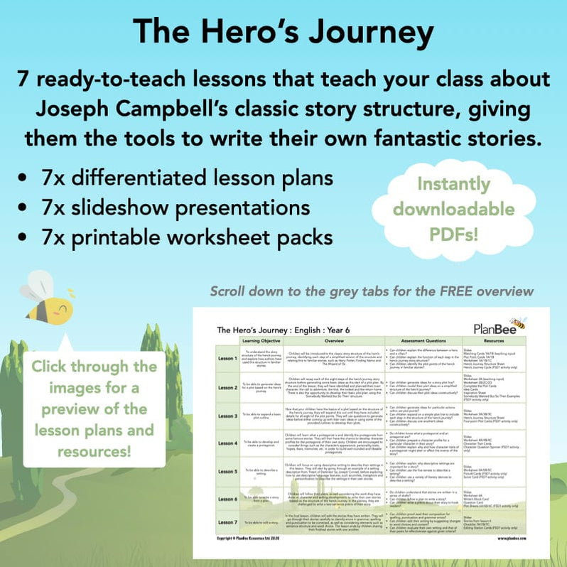 Year 6 KS2 Story Writing Lesson Planning Pack by PlanBee