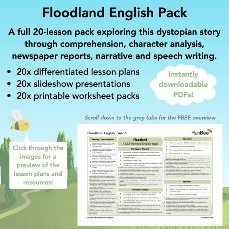 Year 6 English worksheets and lesson plan packs by PlanBee