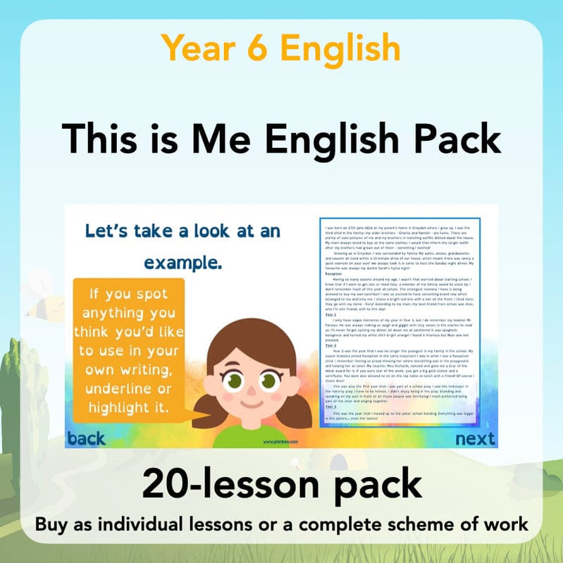 Year 6 English worksheets and lesson plan packs by PlanBee