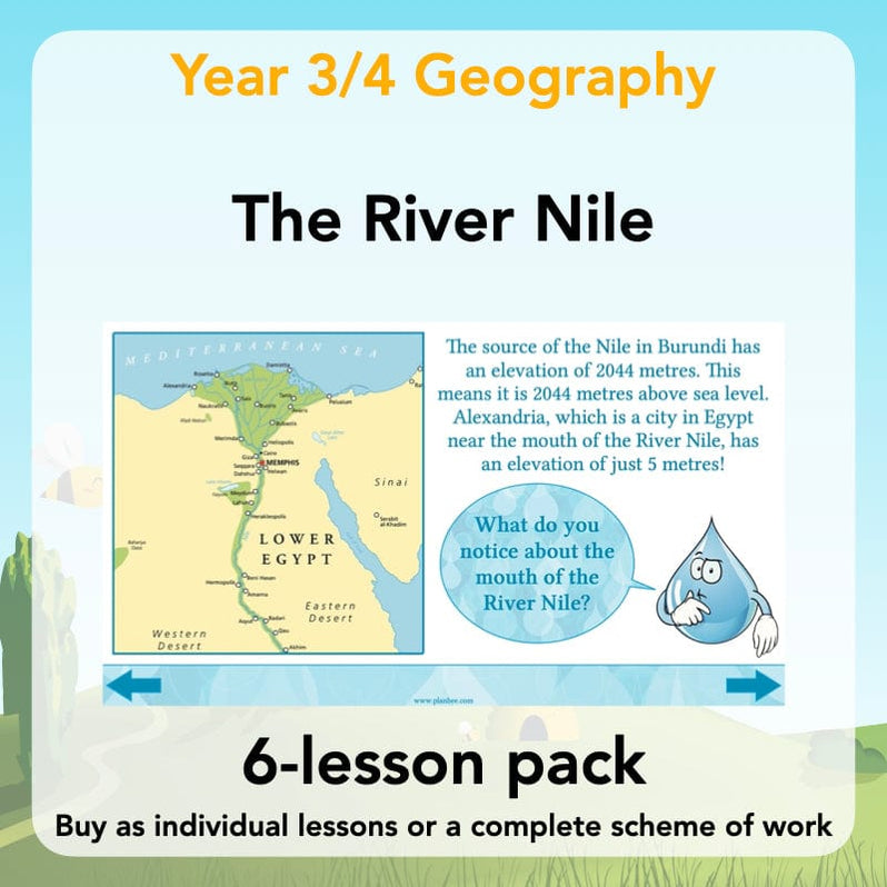 The River Nile KS2 Geography Lessons created by PlanBee