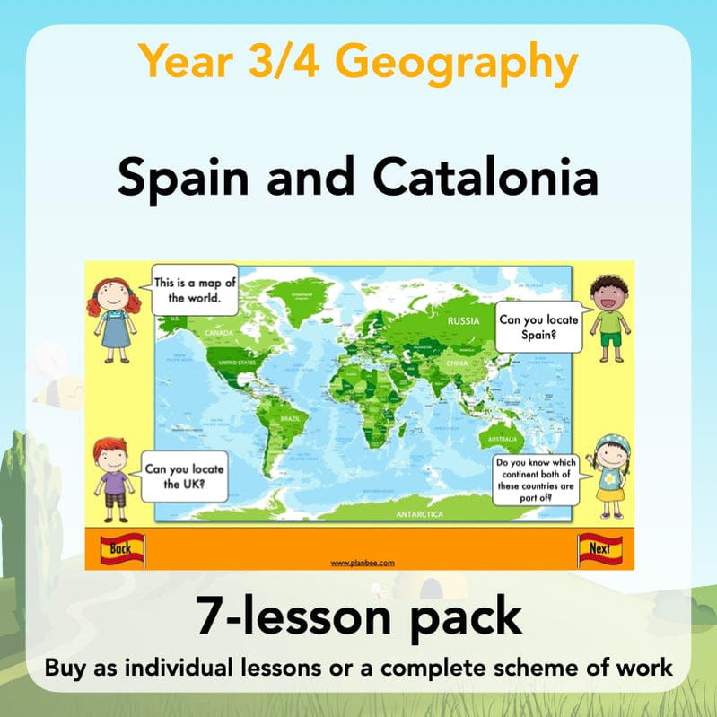 Year 4 Geography curriculum lesson packs by PlanBee