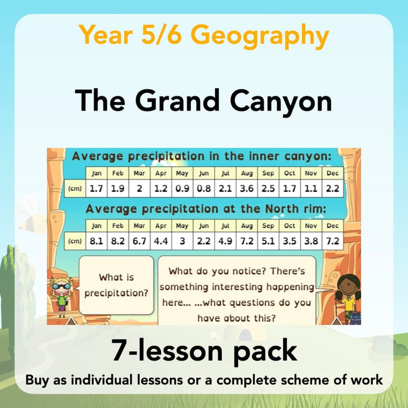 The Grand Canyon KS2 Geography Lesson Plans — PlanBee