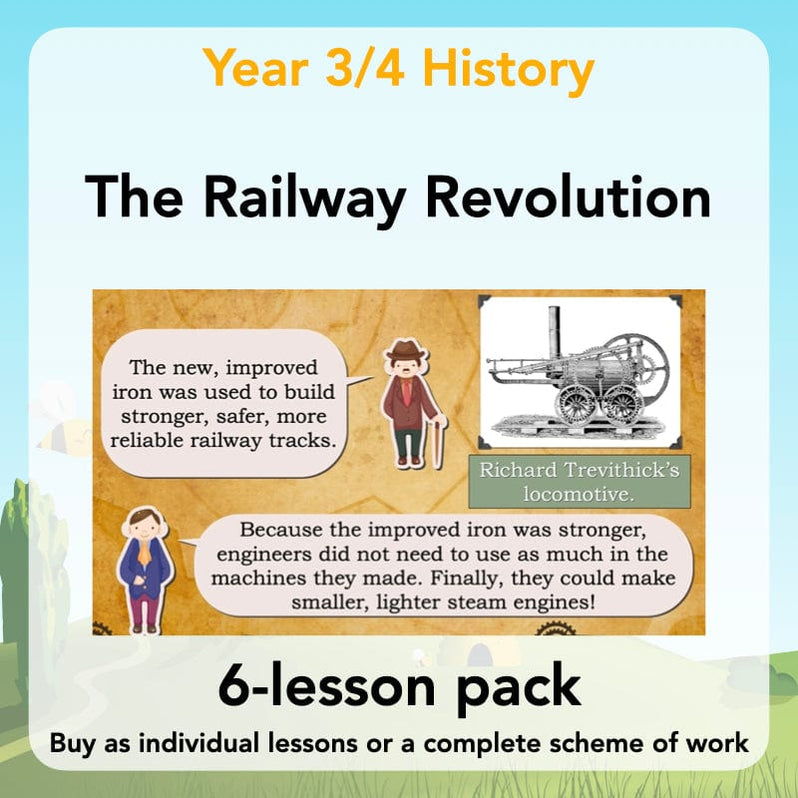 The Railway Revolution: Industrial Revolution KS2 PlanBee