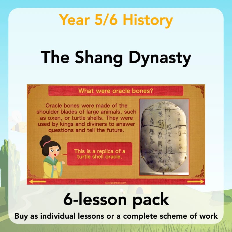 Shang Dynasty KS2 Lesson Pack for Year 5 & 6 by PlanBee