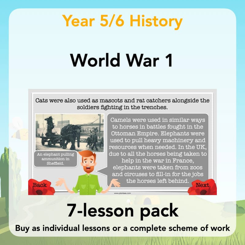 World War 1 Resources and WW2 Activities by PlanBee